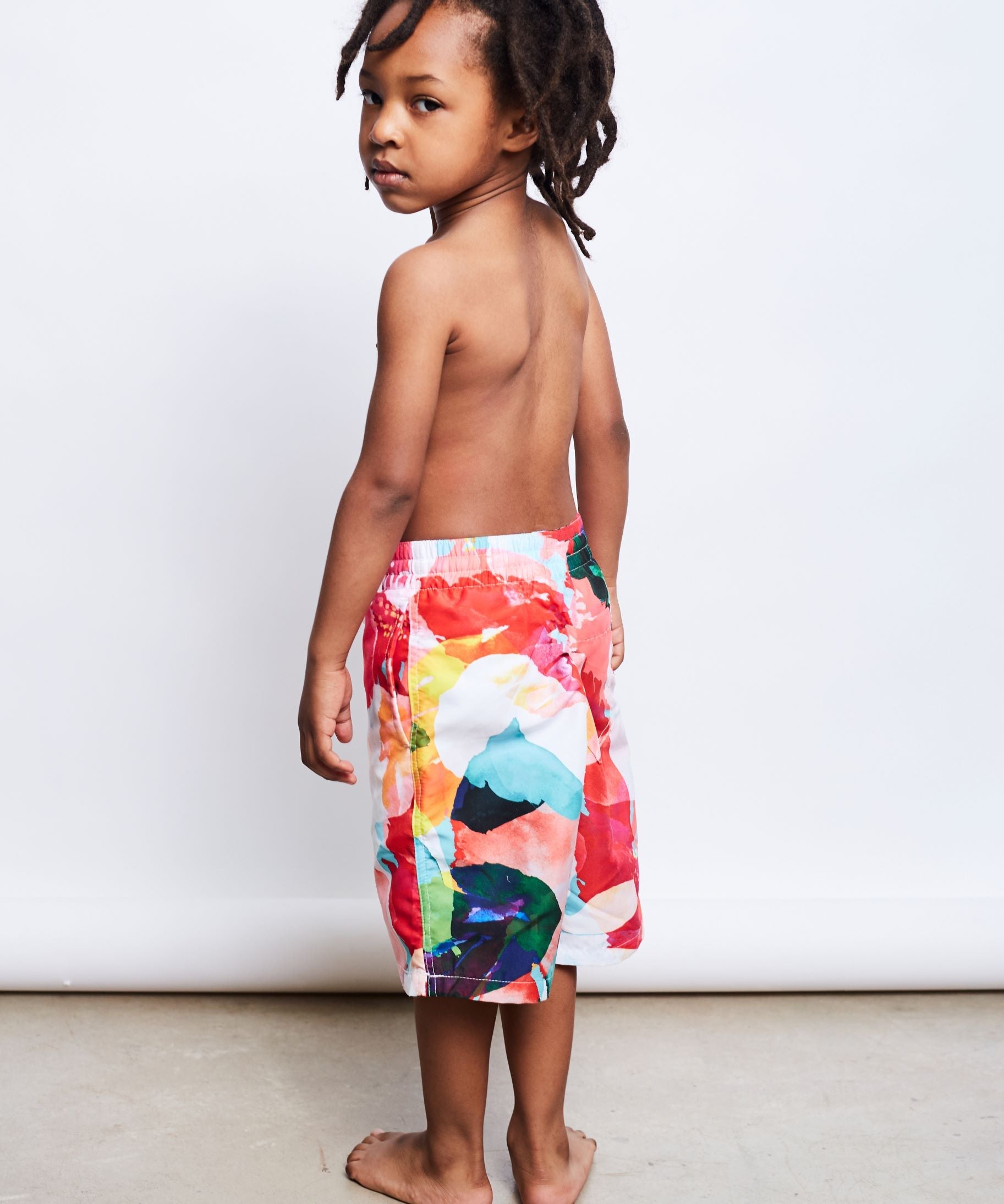 Kids Bloom Swim Trunks – Black Owned Everything