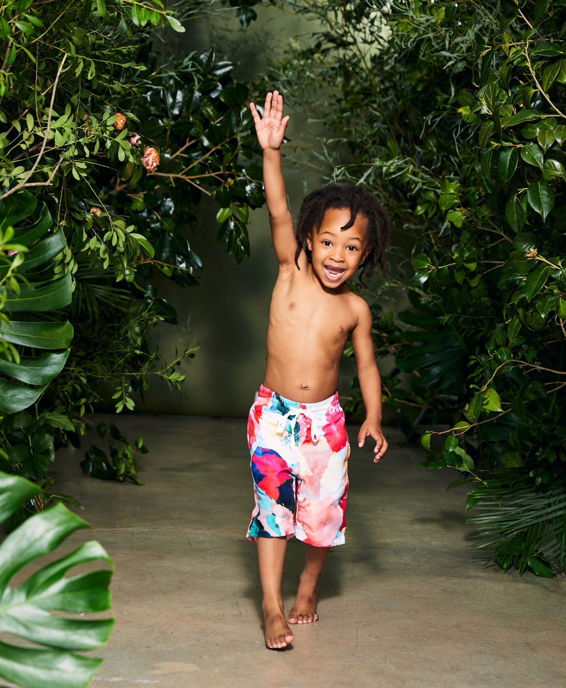 Kids Bloom Swim Trunks – Black Owned Everything